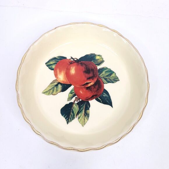 Pier 1 | Dining | Pier Pie Dish 1 Vintage Italy Deep Plate Casserole ...